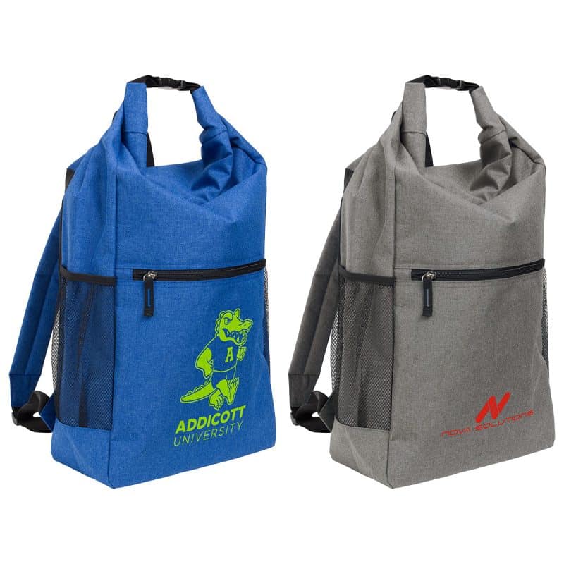 Custom Bellerive Roll Top Backpack with Logo | BackpackWithLogo.com