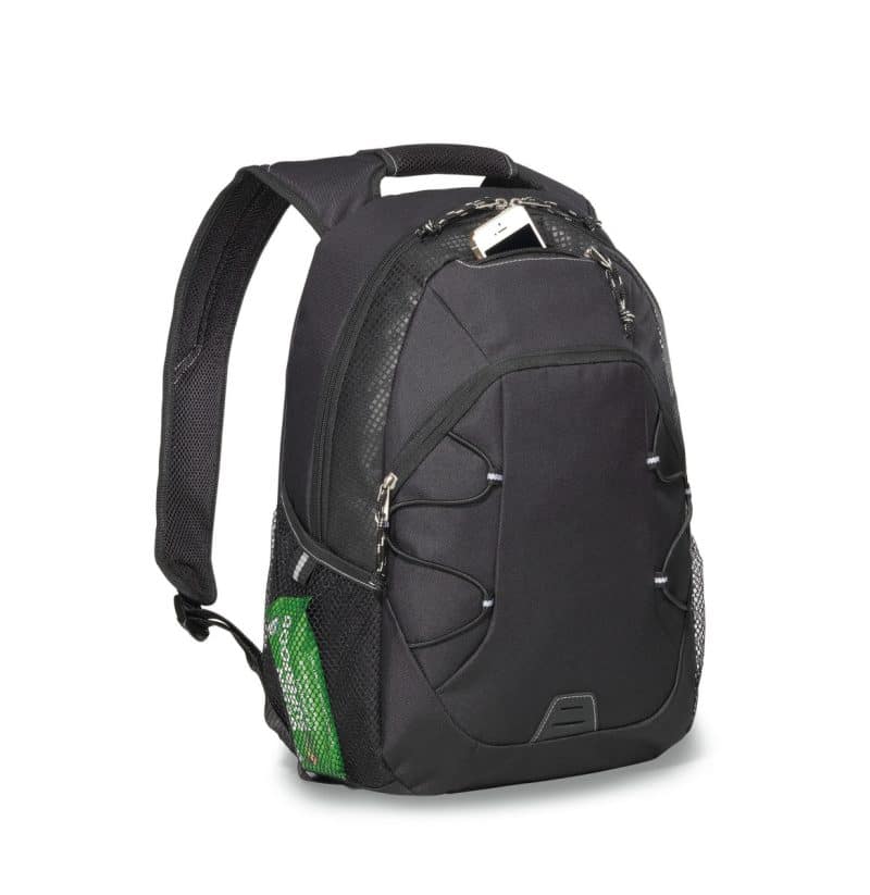 Custom Matrix Laptop Backpack – Black with Logo | BackpackWithLogo.com