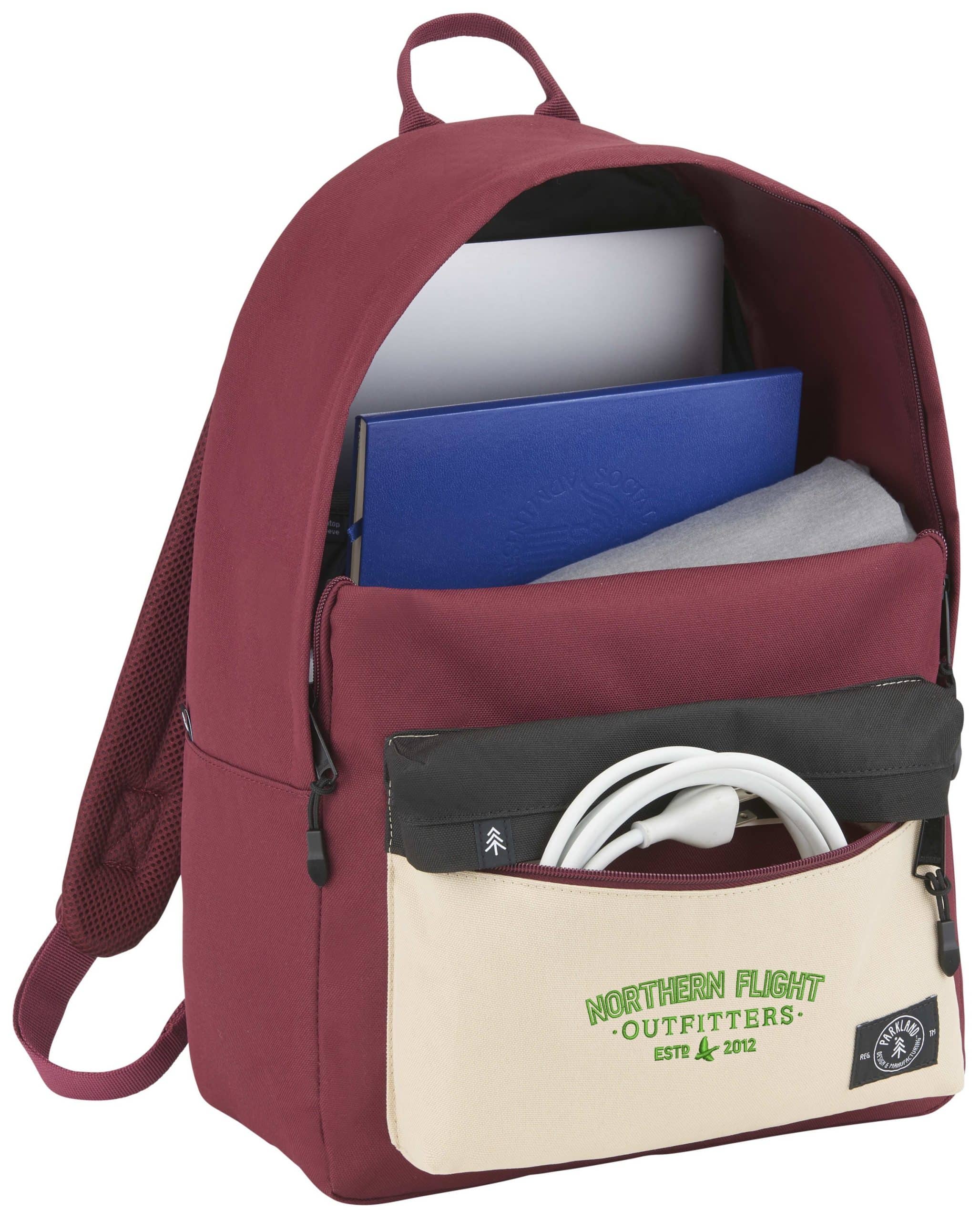 Custom Parkland Kingston Backpack with Logo | BackpackWithLogo.com