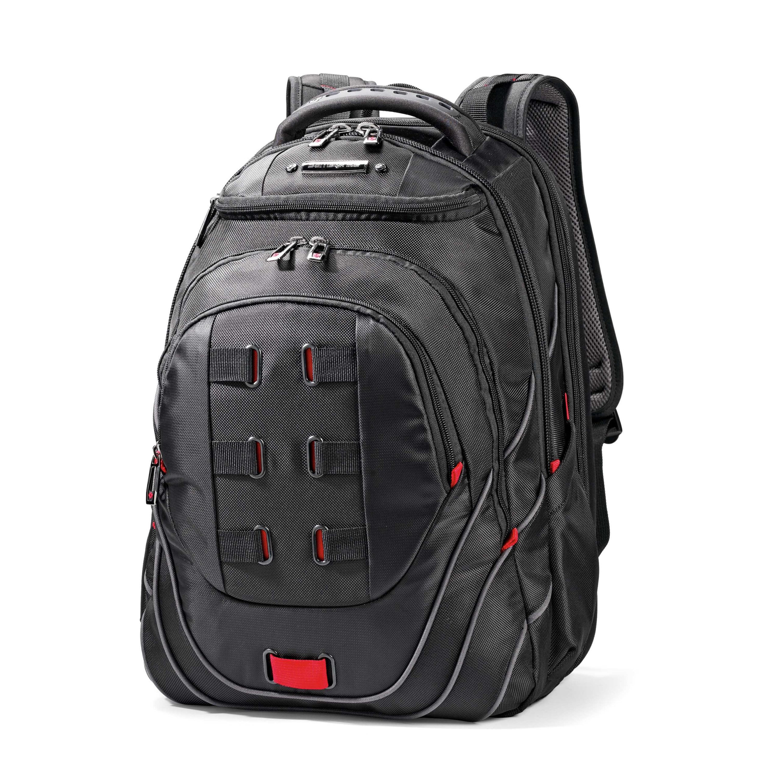 Samsonite® Tectonic 17″ Pft Backpack - Black/Red - Branded Backpacks
