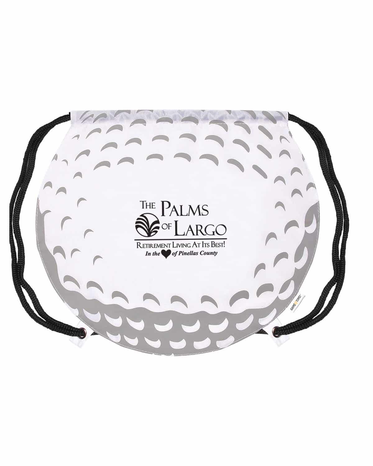 Custom Golf Ball Drawstring Bag with Logo | BackpackWithLogo.com